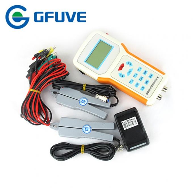 10A 500v Electrical Test Equipment Double Clamp Digital Phase Angle Meter