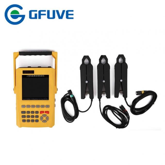 LCD 600v Three Phase Portable Energy Meter Tester 1000A