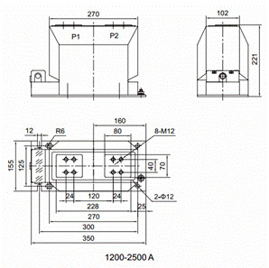 Class 0.2s MV Interposing Current Transformer Instrument Durable ...